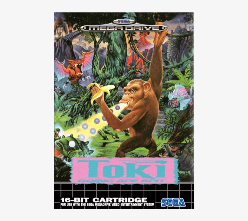 Toki Going Ape Spit Mega Drive - Free Transparent PNG Download - PNGkey