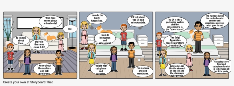 Animal Cells - Comics - Free Transparent PNG Download - PNGkey