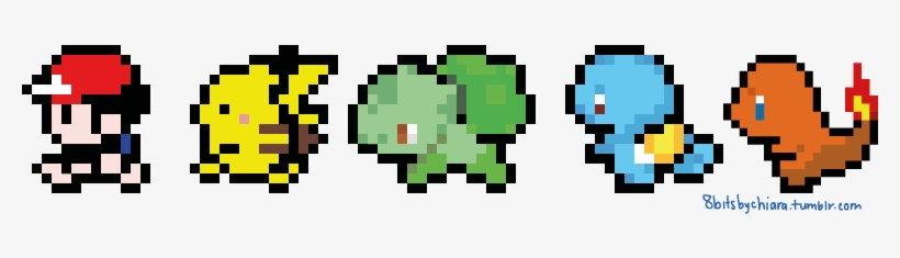 Pokemon Gen 1 8bitbychiara Gif - 8 Bit Pokemon Starters - Free ...