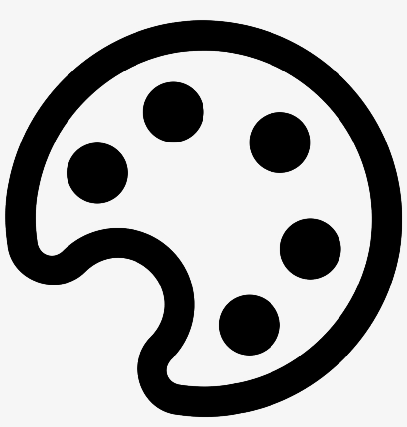 Paint Palette Icon - Paleta Icon - Free Transparent PNG Download - PNGkey