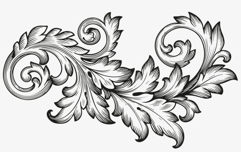 Vintage Baroque Ornament Png - Free Transparent PNG Download - PNGkey