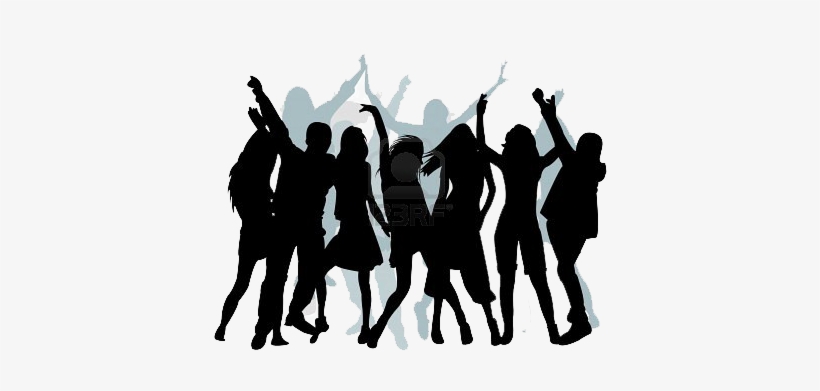 Group Dance Silhouette Png Png - Group Dancing Silhouette Png - Free ...