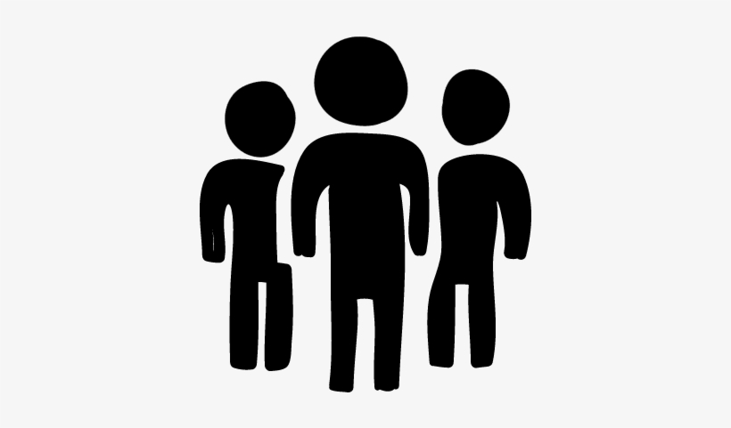 People Hand Drawn Persons Group Vector - Hand Drawn People Icon - Free ...