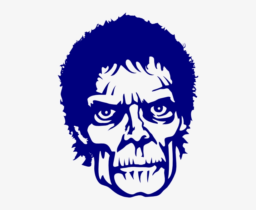 Zombie Face Clip Art