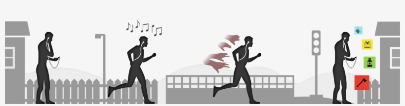 Augmented Reality Zombie Game - Walking Gamification - Free Transparent ...