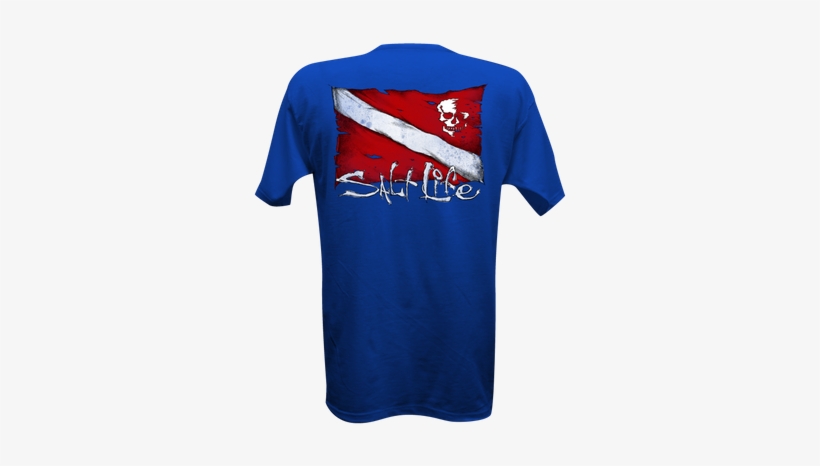 Salt Life Dive Flag And Skull Short Sleeve Tee - Salt Life - Free ...