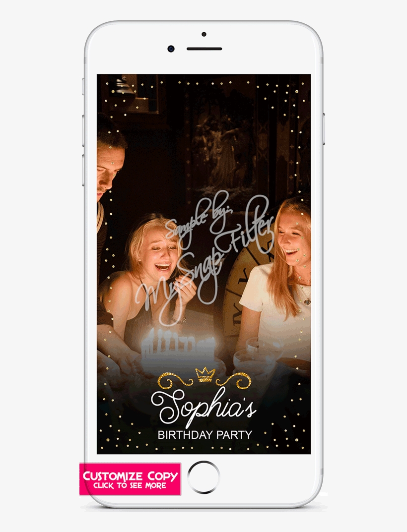 Gold Glitter Crown Snapchat Filter - Free Transparent PNG Download - PNGkey