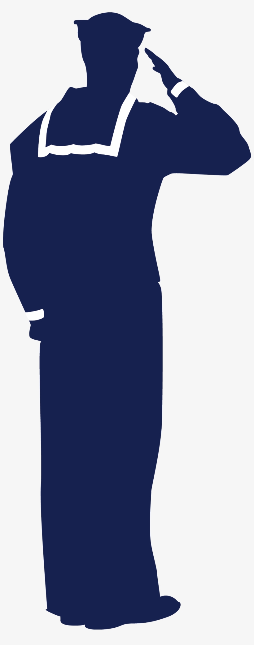 Standing Salute Navy - Us Navy Sailor Salute - Free Transparent PNG ...