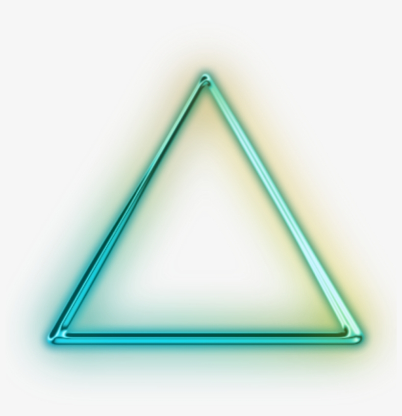 Transparent Neon Glowing Triangle - Triangle Neon Png For Picsart - Free Transparent PNG ...