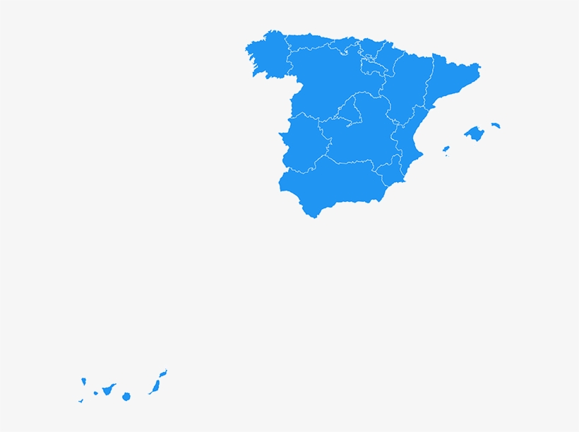175 - - Svg Spain Regions Map - Free Transparent PNG Download - PNGkey