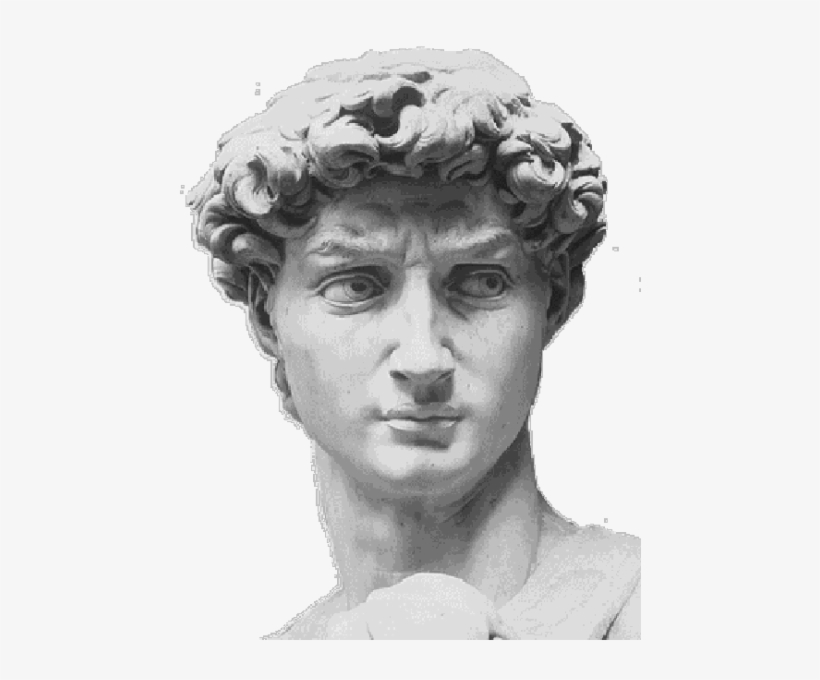 Story Image 1 - David Statue Face - Free Transparent PNG Download - PNGkey