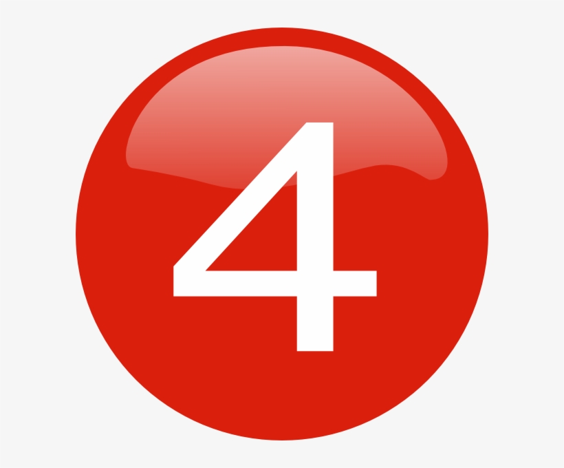 How To Set Use Number 4 Button Svg Vector - Free Transparent PNG ...