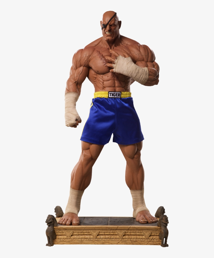 Clipart Freeuse Download Sagat Akuma Ken Masters Street - Sagat Stance ...