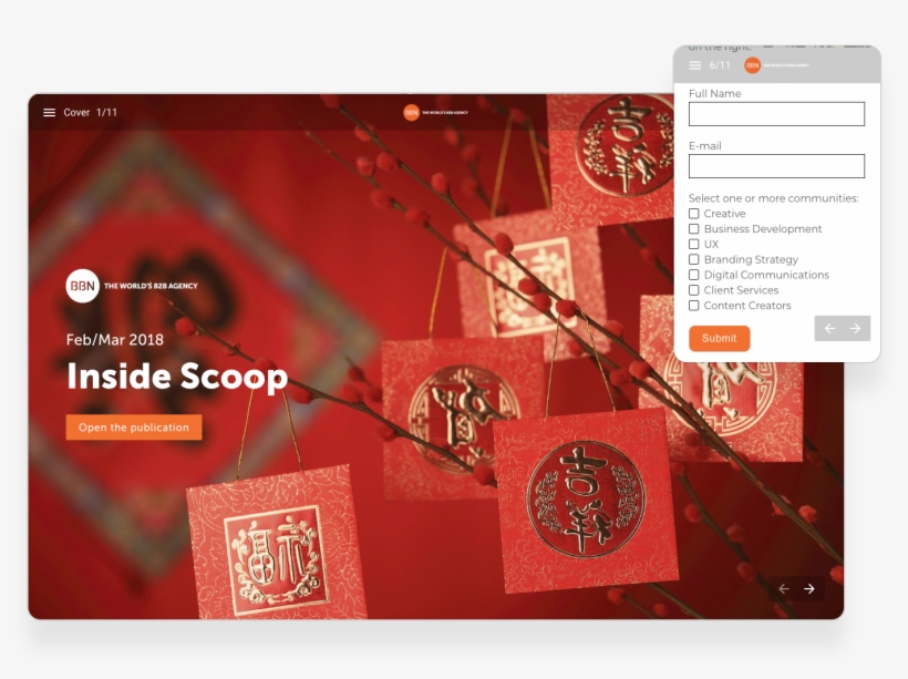 Bbn Interactive Staff Magazine Example - Magazine - Free Transparent ...