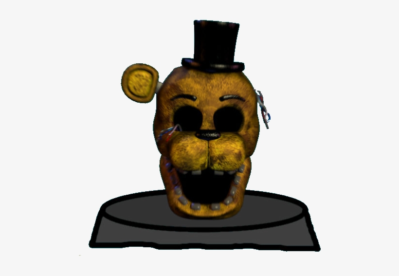 Unwithered Golden Freddy Head - Free Transparent PNG Download - PNGkey