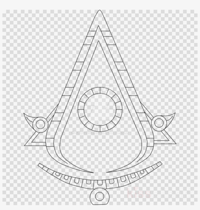 Assassin Creed Aztec Symbol Clipart Logo Assassin's - Clip Art - Free ...