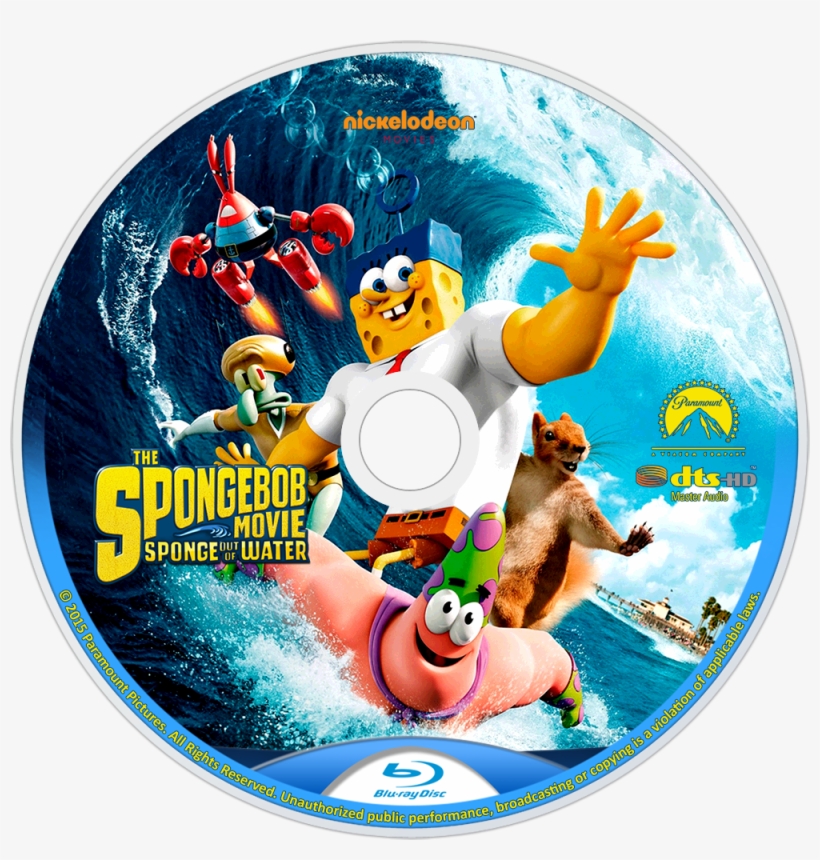 Spongebob Squarepants 2 Bluray Disc Image - Free Transparent PNG ...