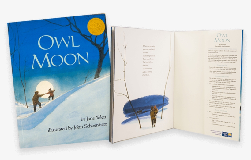Usa Book List - Owl Moon By Jane Yolen - Free Transparent PNG Download ...