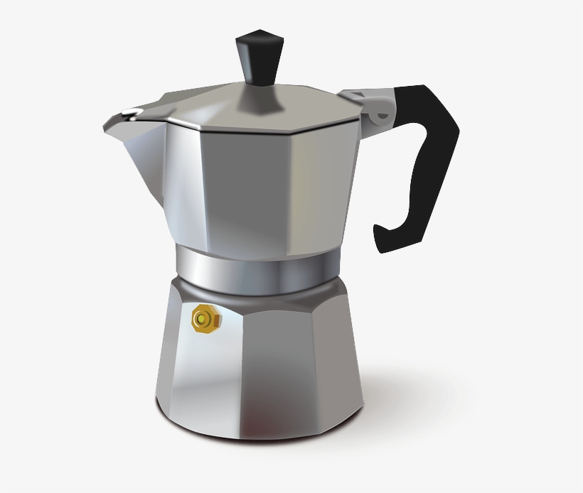 Enjoy Black Coffee - Italian Coffee Maker - Free Transparent PNG ...