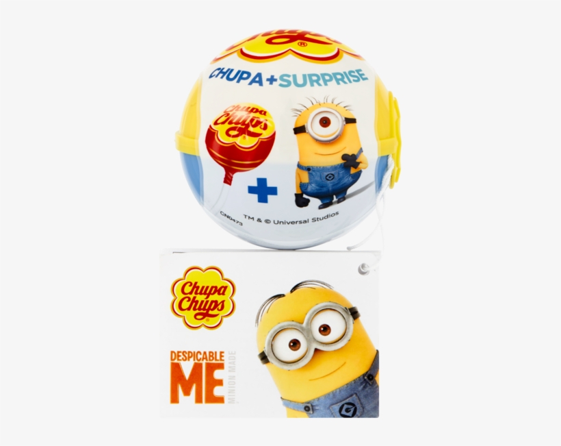 Chupa Chups Despicable Me Minion Chupa & Surprise - Free Transparent ...