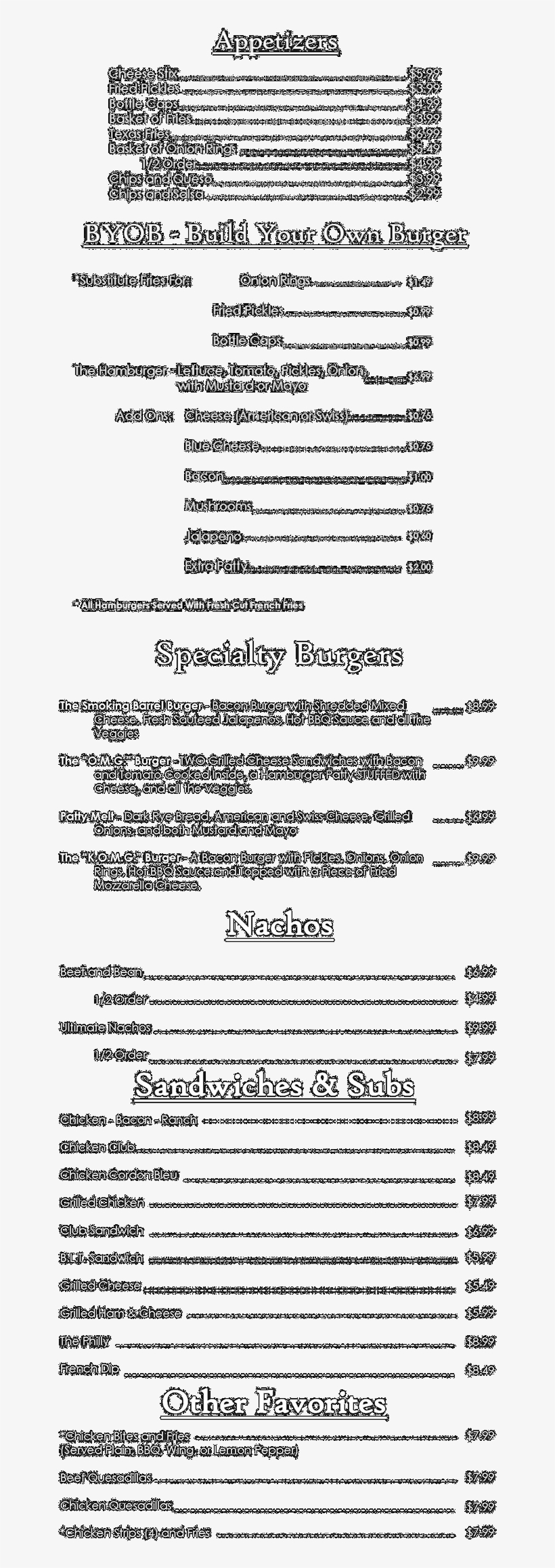 Food Menu - Free Transparent PNG Download - PNGkey