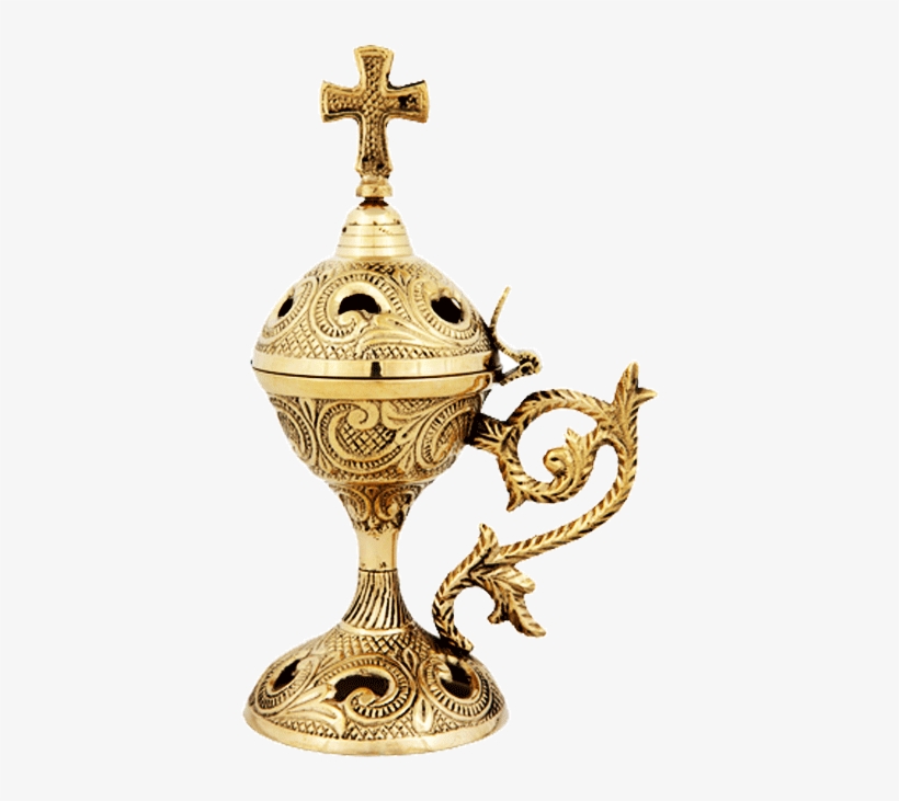 Censer - Orthodox Christian Byzantine Style Brass Censer Incense - Free ...