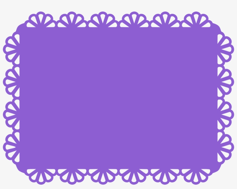 Scalloped Rectangle Frame Clipart - Scalloped Frame Rectangle - Free ...