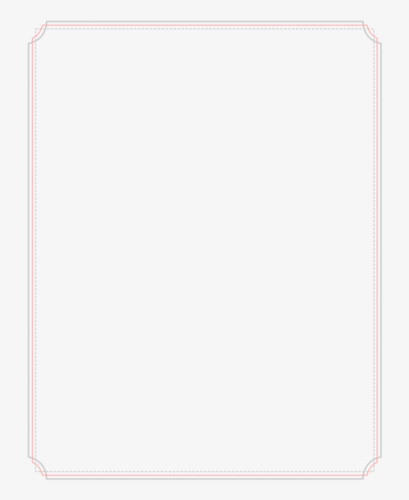 Pink Scalloped Corner Border - Paper - Free Transparent PNG Download ...