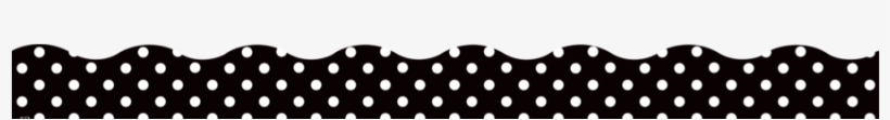 Clingy Thingies Black Polka Dots Scalloped Borders - Teacher Created ...