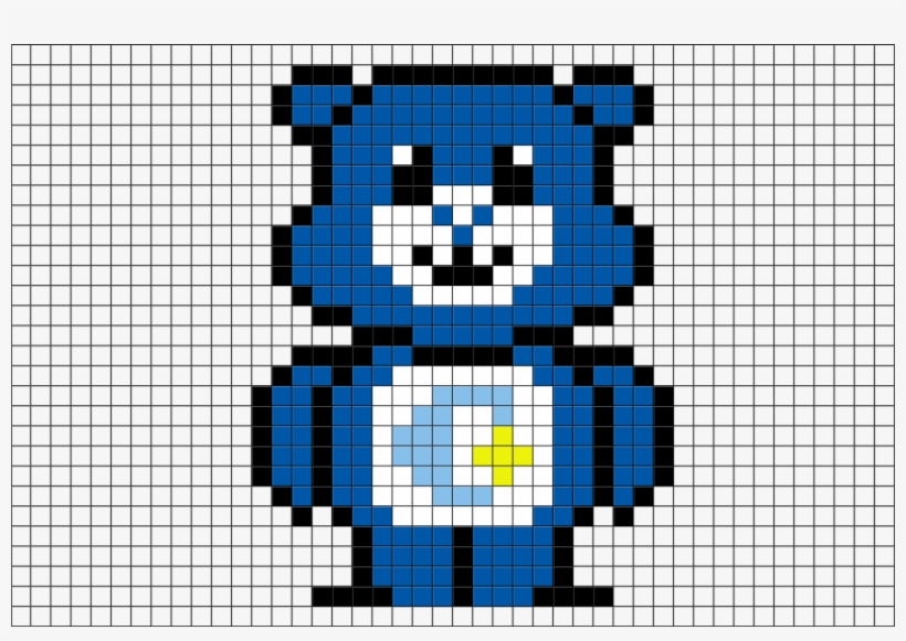 Care Bear Pixel Art - Free Transparent PNG Download - PNGkey