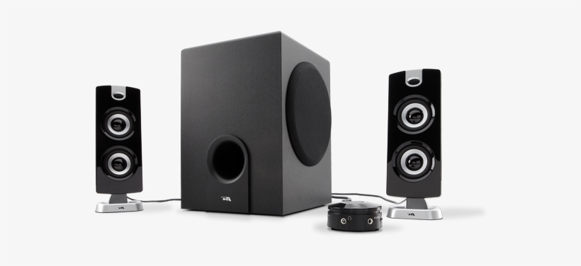 Computer Speakers Png Transparent Image - Cyber Acoustics Powered ...