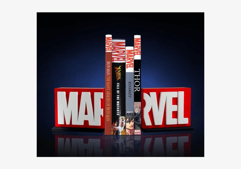 1 Of - Marvel Logo Bookends - Free Transparent PNG Download - PNGkey