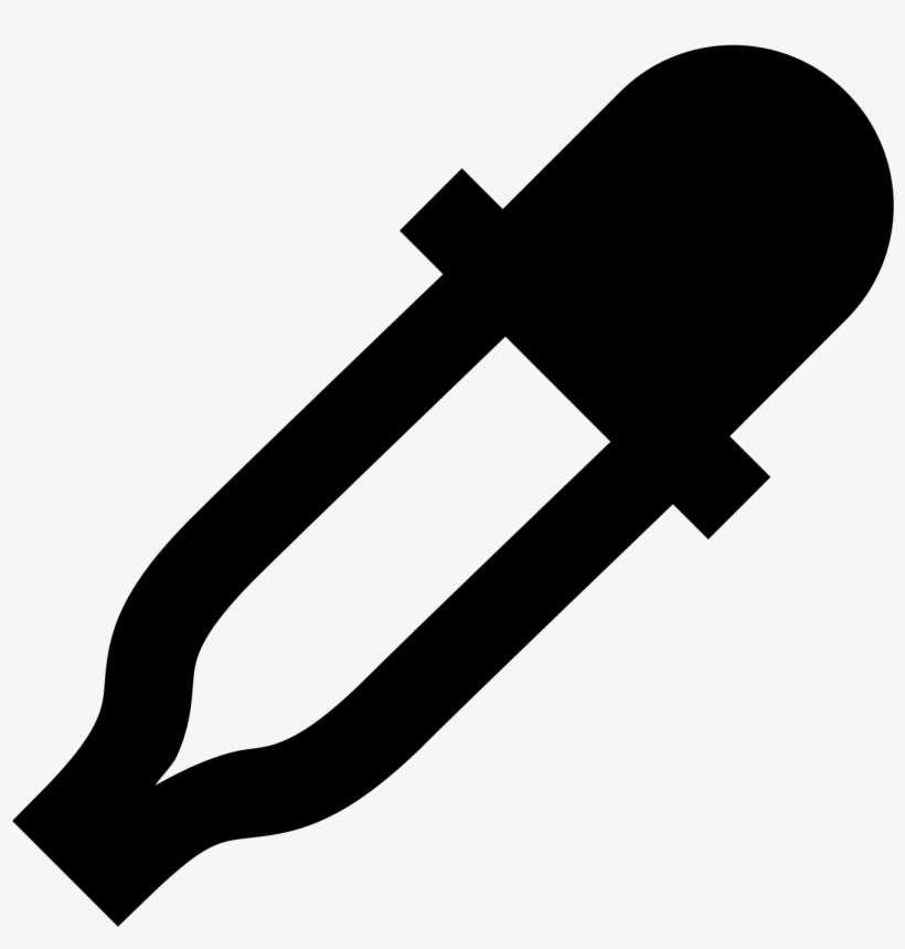 The Icon Is A Simplified Depiction Of A Color Dropper - Dropper Logo ...