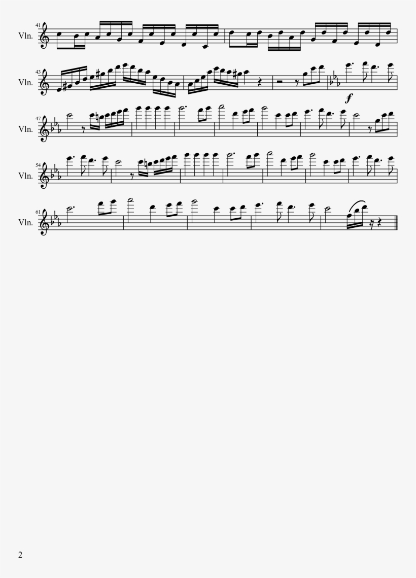 ~beethoven Virus~ Sheet Music Composed By Original - Violin - Free ...