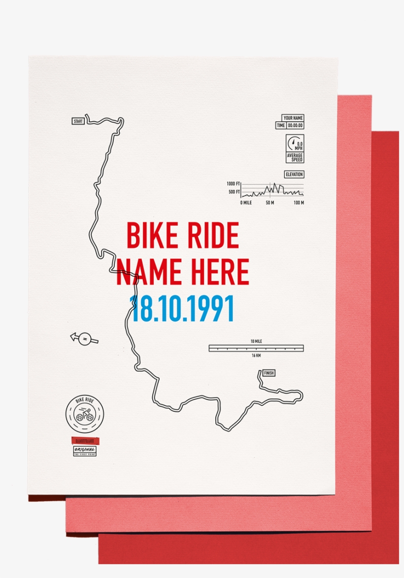 Create New Bike Ride Map - Free Transparent PNG Download - PNGkey
