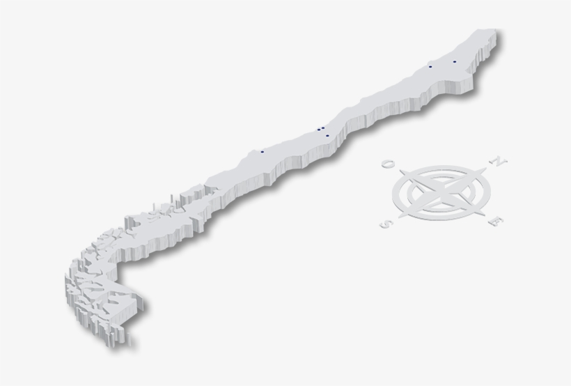 Calama - Mapa De Chile 3d - Free Transparent PNG Download - PNGkey