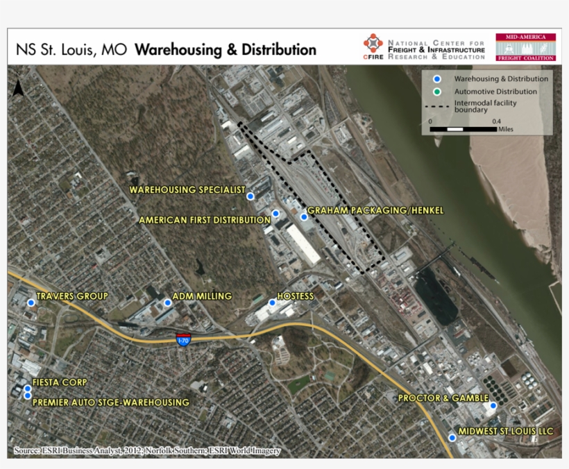 The Following Map Shows The Locations Of Traffic Generators, - Saint ...