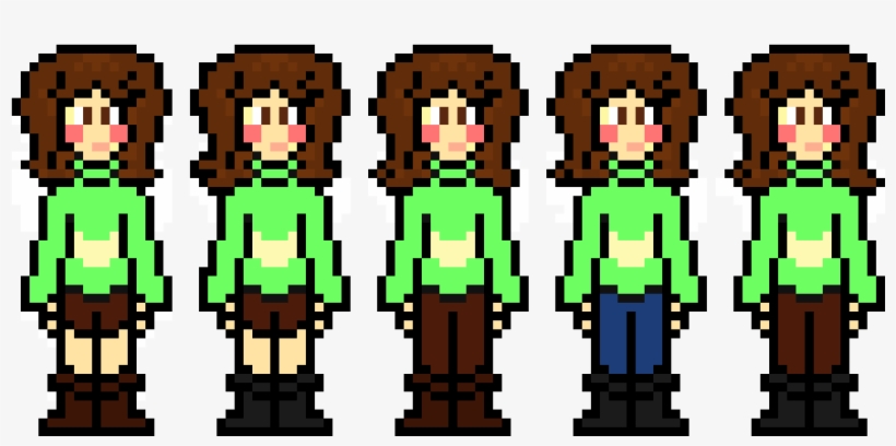 Chara Sprite - Pixel Art - Free Transparent PNG Download - PNGkey