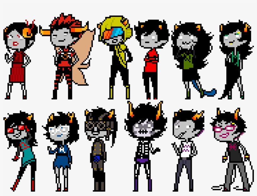 Homestuck's Alpha Trolls - Homestuck Alpha Trolls Sprites - Free ...