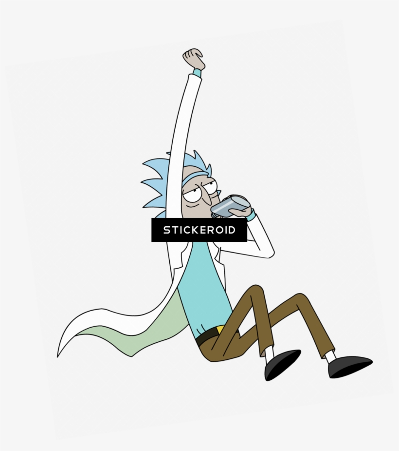 Rick And Morty Rick Flying - You Ve Heard Of Elf On The Shelf - Free ...