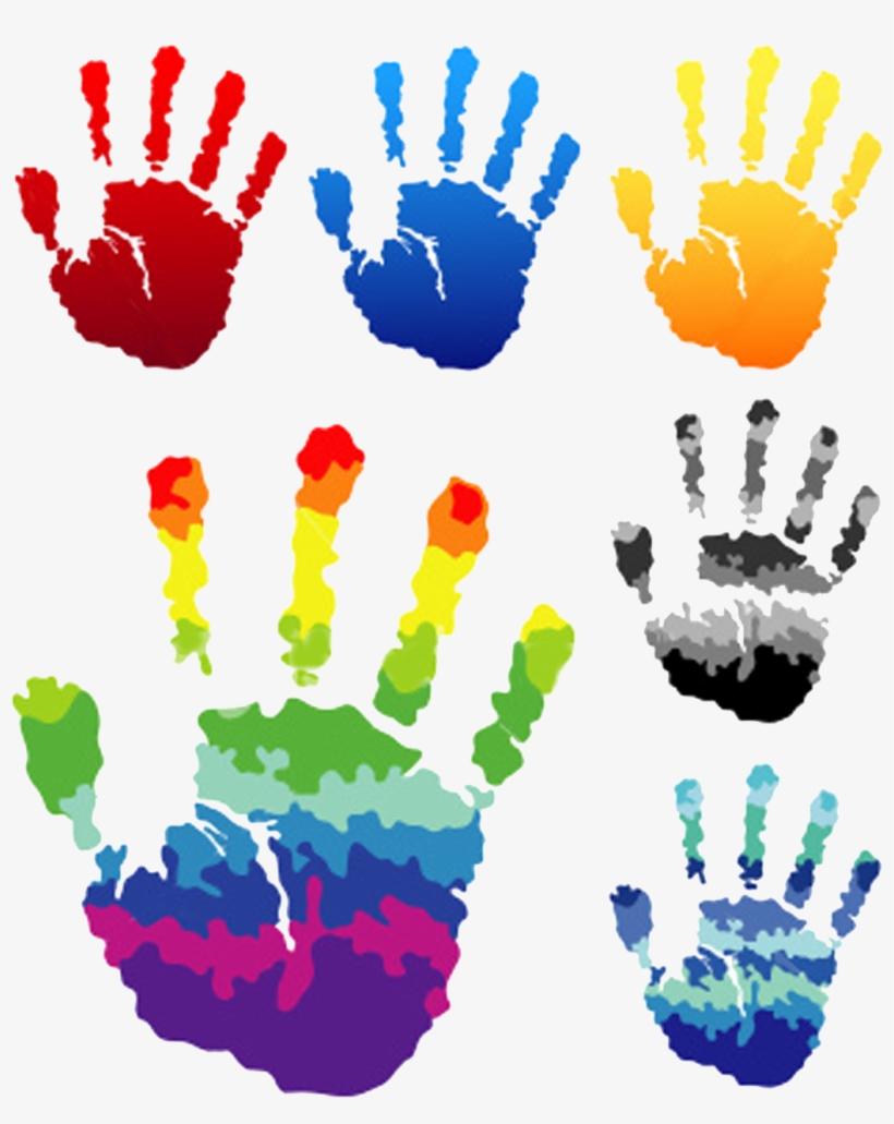 Colourful Hands Png - Coloured Hands Png - Free Transparent PNG ...