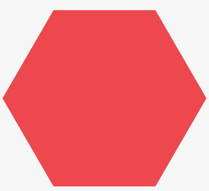 Red Hexagon Shape - Free Transparent PNG Download - PNGkey