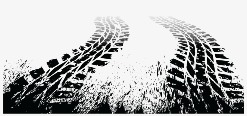Mud Tire Tracks Clipart