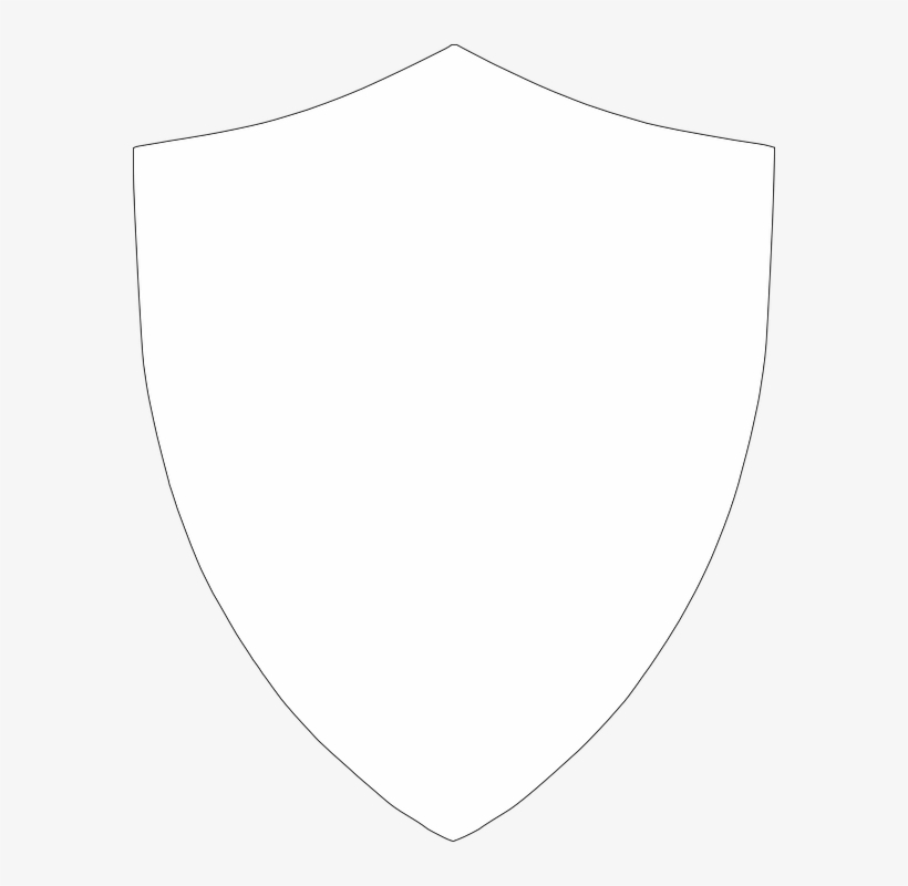 Shield Armor Coat Medieval Outline - White Love Heart Png - Free ...