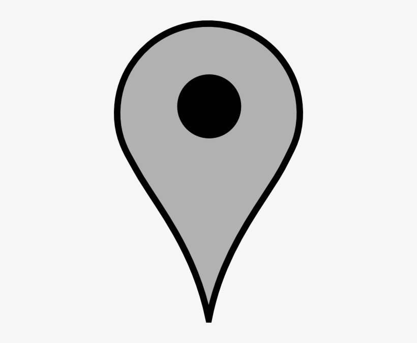 Maps Clipart Map Pin - Grey Google Maps Marker - Free Transparent PNG ...