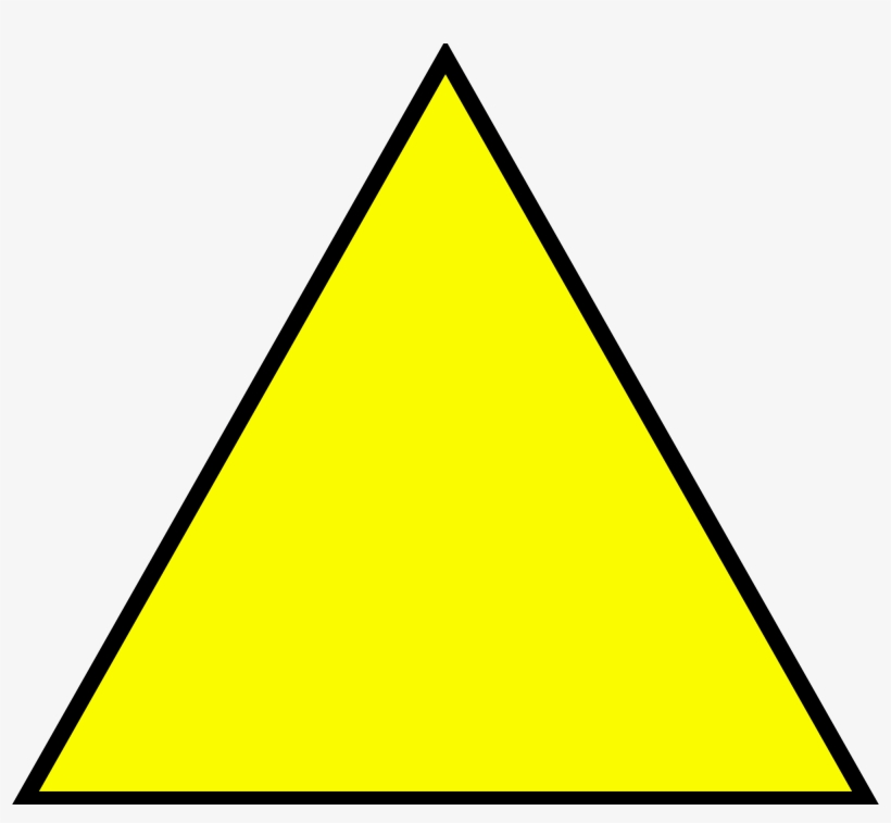 Another Simple Example Could Involve A Triangle - Yellow Triangle Png ...