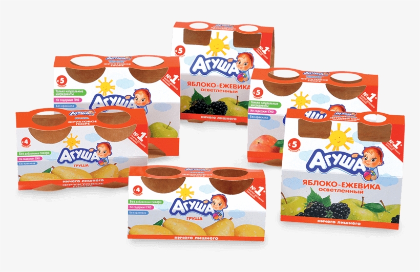 Baby Food Тм Agusha By Pepsico - Агуша Лого - Free Transparent PNG ...