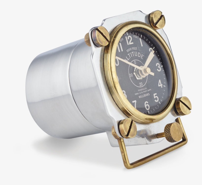 Altimeter Table Clock Aluminum - Military Style Clock - Free ...