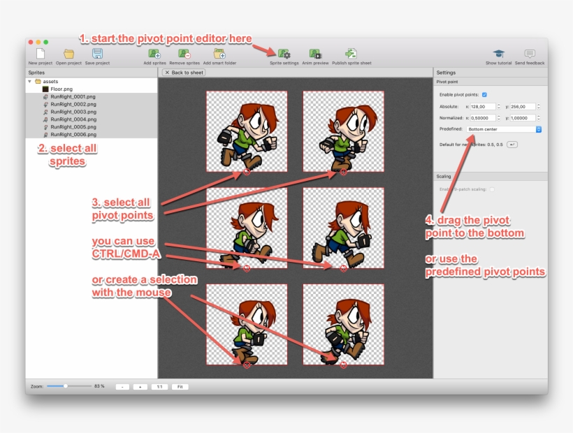 Editing Easeljs Sprite Pivot Points - Pivot Point - Free Transparent ...