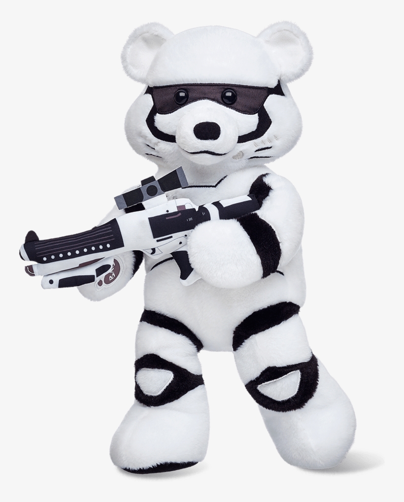 Build-a-bear Stormtrooper Bear - Star Wars Plush - Free Transparent PNG ...